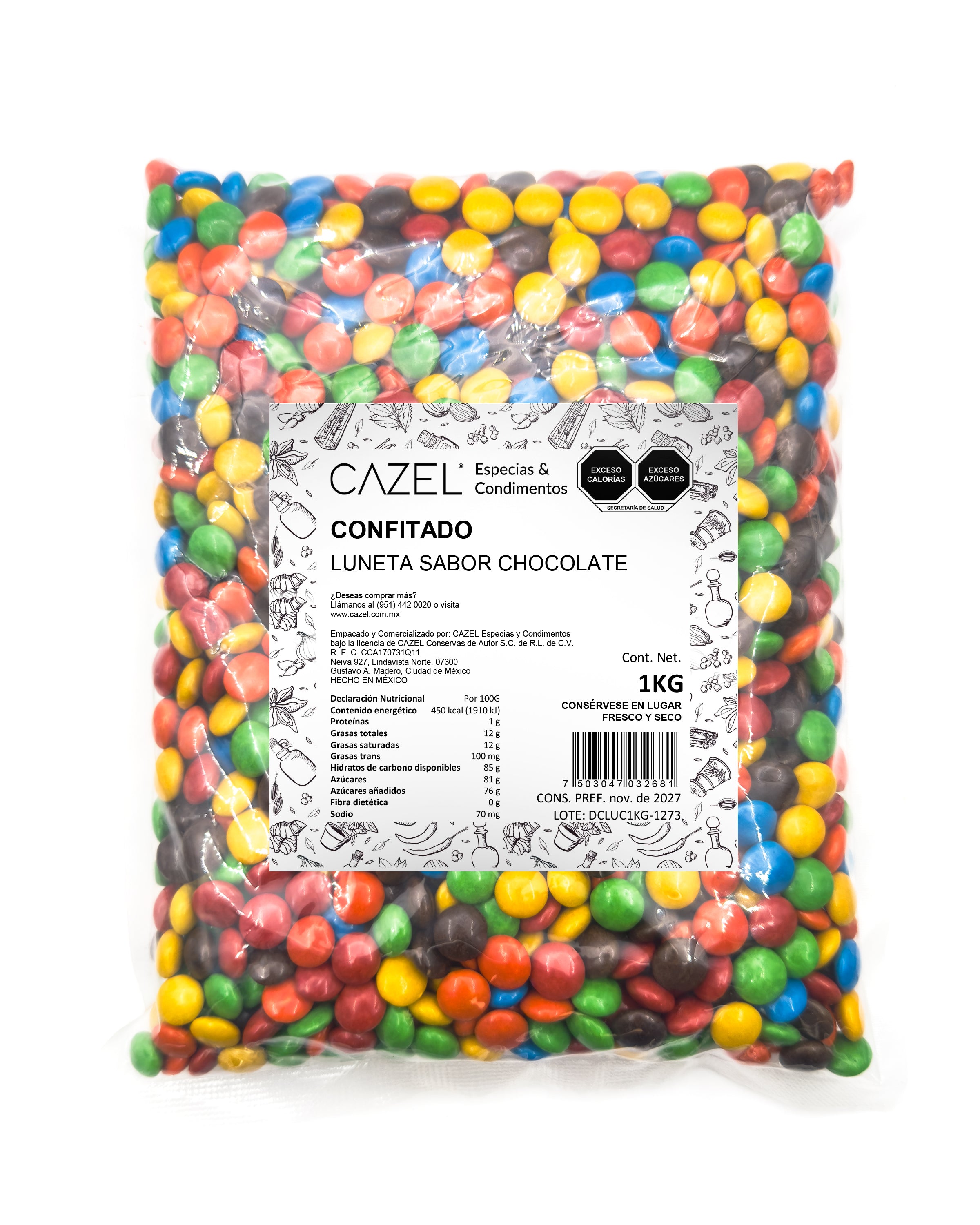 Luneta Sabor Chocolate 1KG